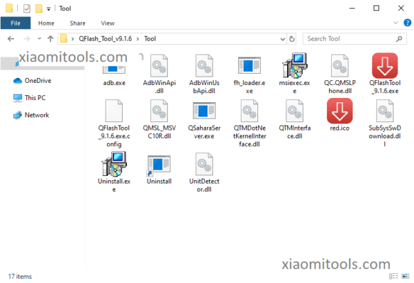 How to use QFlash Tool – Xiaomi Tools