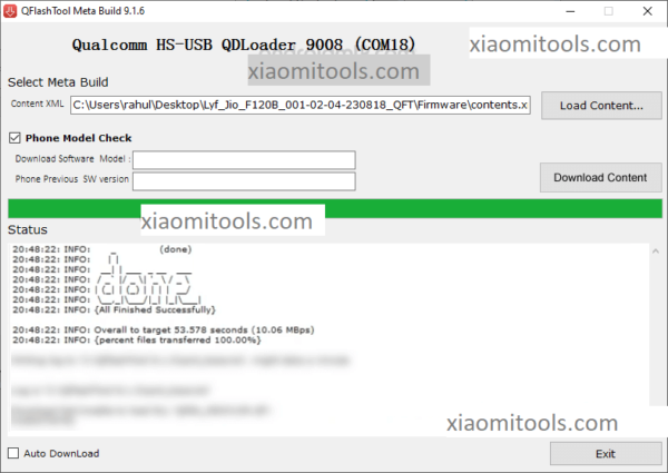 How to use QFlash Tool – Xiaomi Tools
