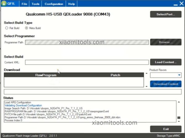 How to use Qualcomm Flash Image Loader (QFIL) – Xiaomi Tools