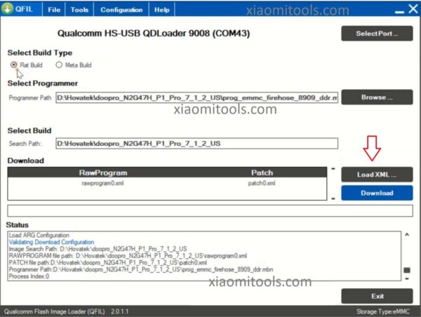 How to use Qualcomm Flash Image Loader (QFIL) – Xiaomi Tools
